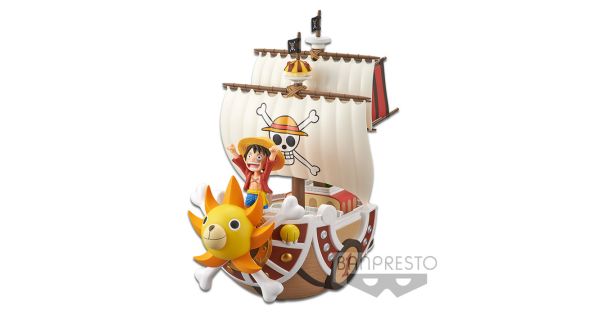 One Piece WCF - Monkey D. Luffy - Thousand Sunny - Figure MEGA (Banpresto)