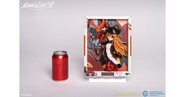 Evangelion Shin Gekijouban - EVA-02 - Souryuu Asuka Langley - SSR Figure - 3D Frame (Infinity ...