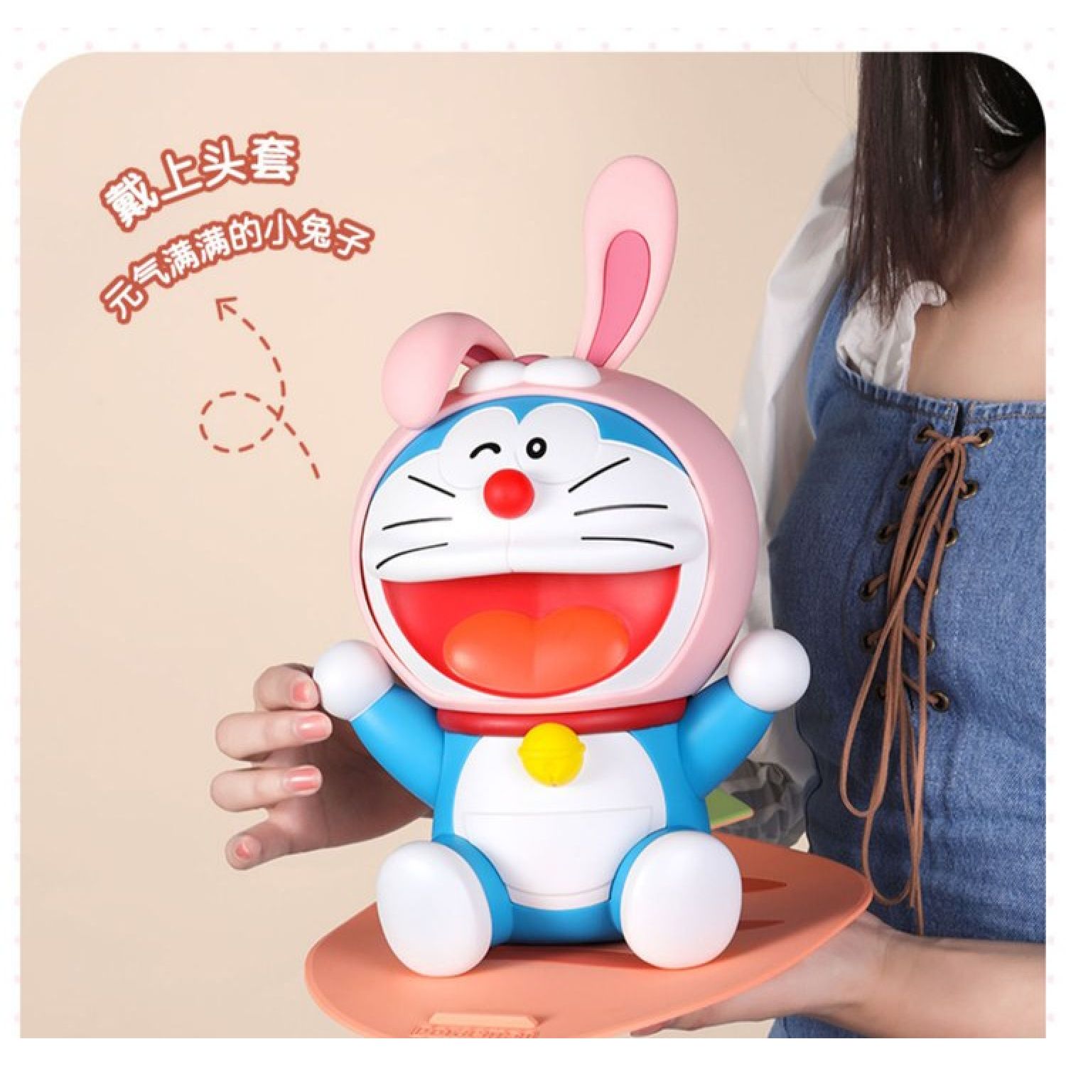 Giá Đỡ Điện Thoại Doraemon Phiên Bản Rabbit | Mô Hình Chính Hãng