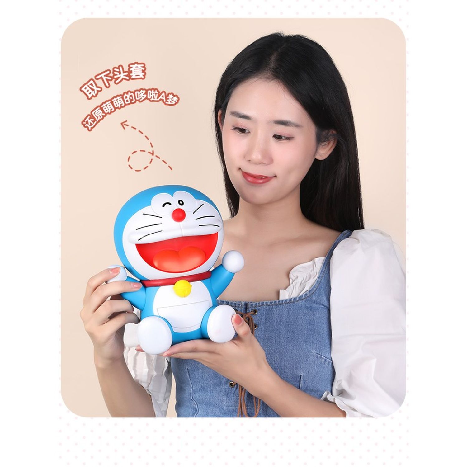 Giá Đỡ Điện Thoại Doraemon Phiên Bản Rabbit | Mô Hình Chính Hãng