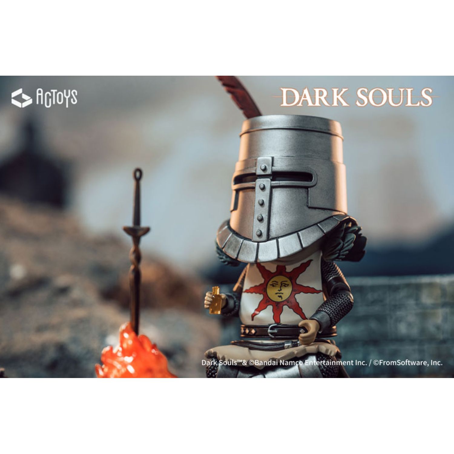 Dark Souls - Warrior of Sunlight Solaire Deformed Action Figure (ACTOYS)