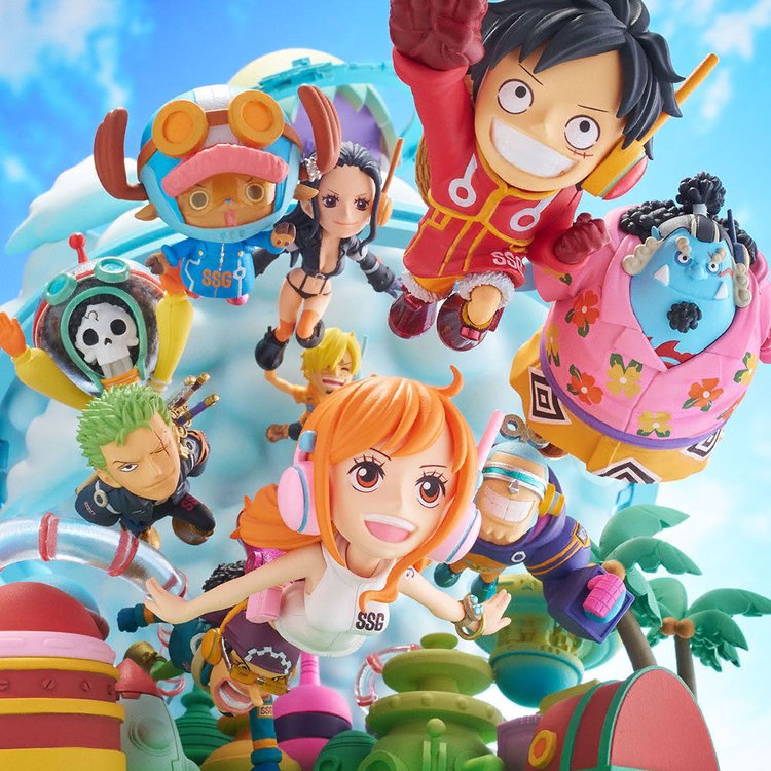 One Piece - Straw Hat Pirates - World Collectable Figure Premium ...