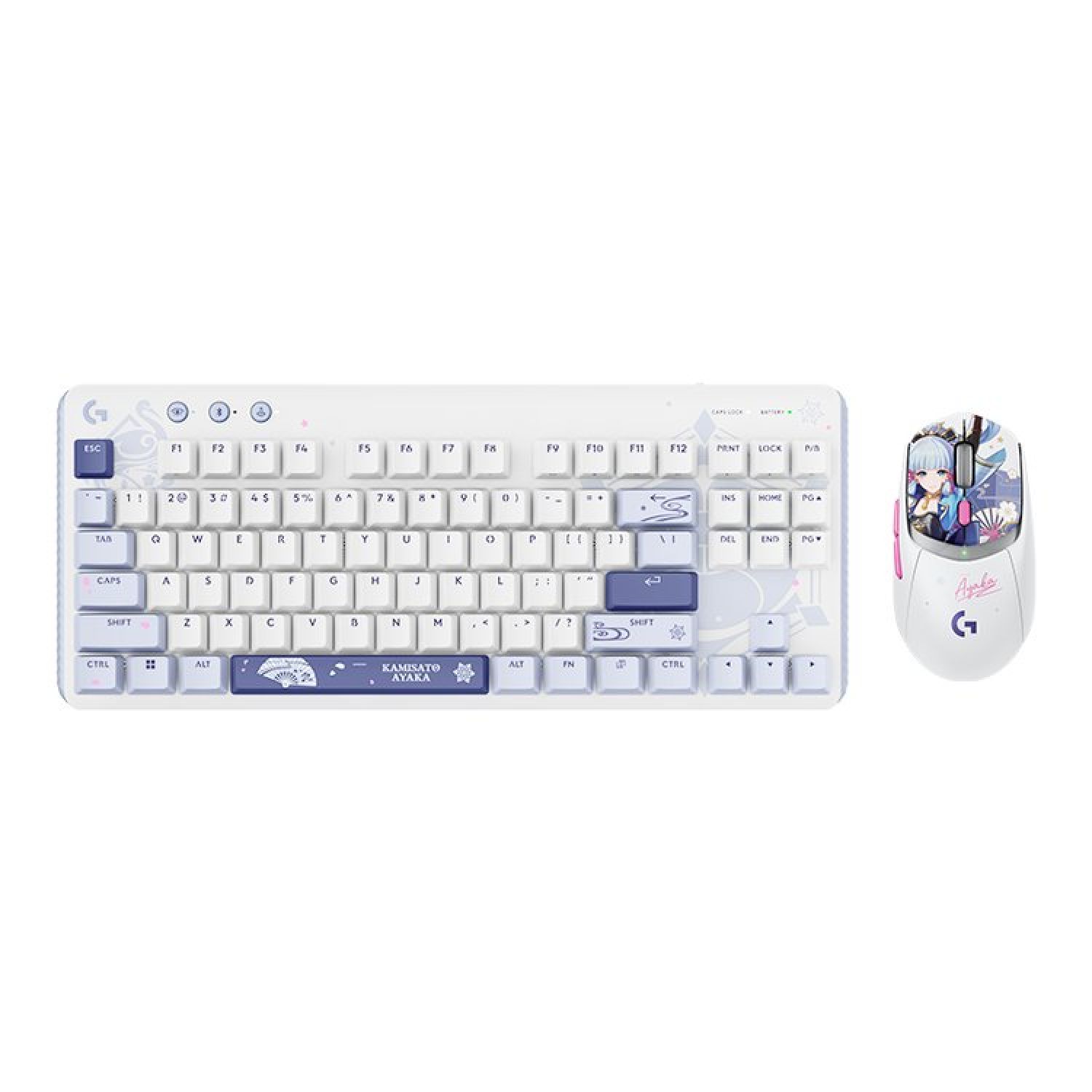 Logitech x Genshin Impact Kamisato Ayaka Gaming Keyboard & Mouse Gift Box