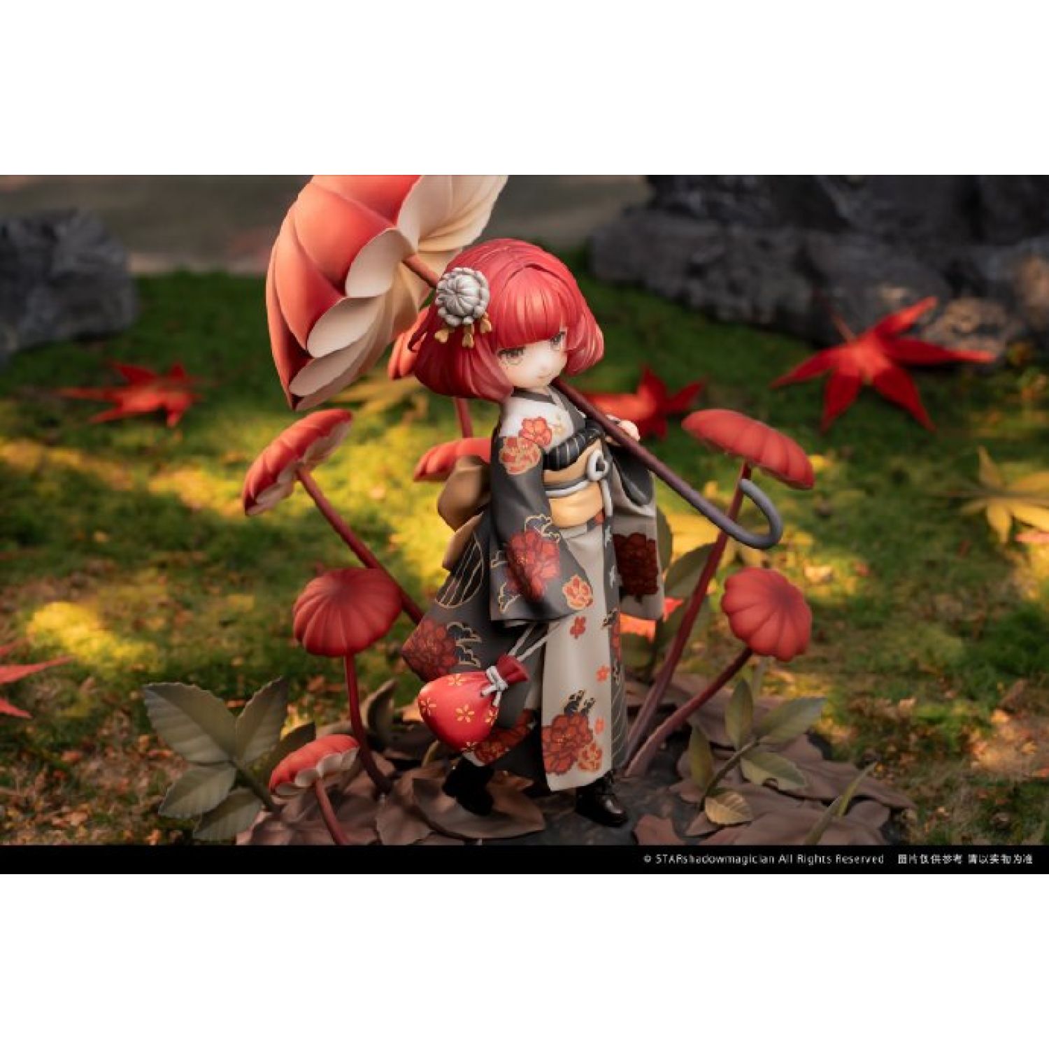 Mushroom Girls Series (No.6) - Marasmius Haematocephalus - 1/1 (Reverse Studio)