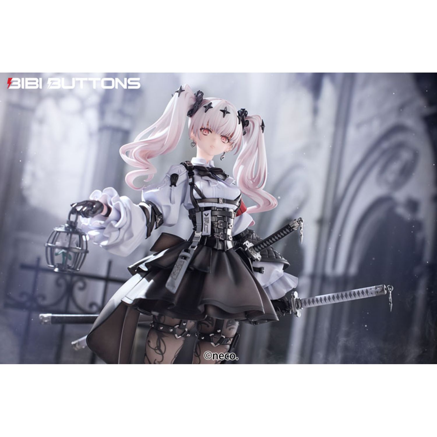 Fukashin Ryouiki Ruka 1/7 Complete Figure (Bibi Buttons)