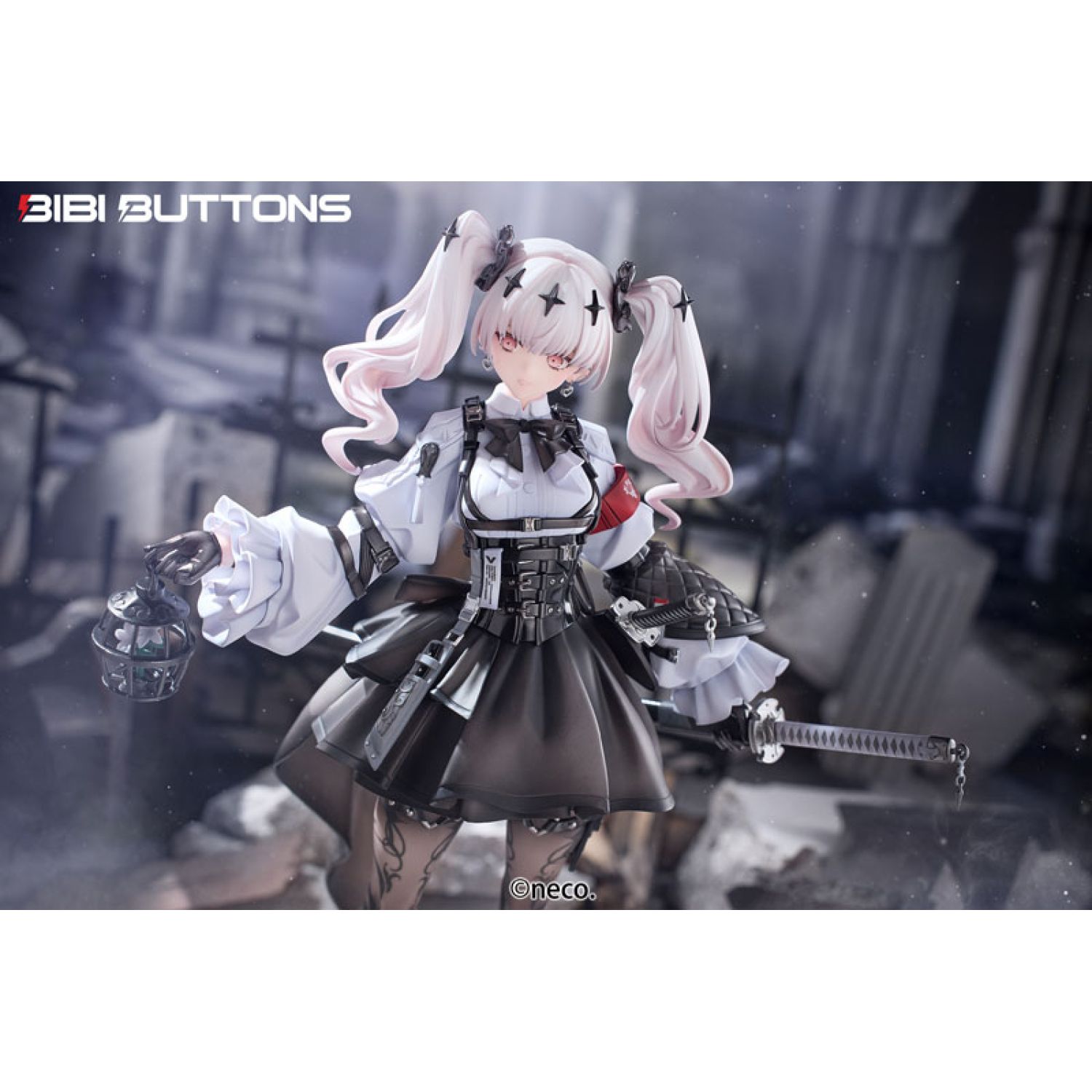 Fukashin Ryouiki Ruka 1/7 Complete Figure (Bibi Buttons)